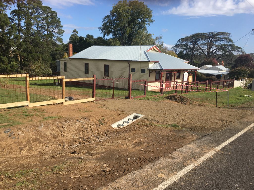 Lauriston Hall car parking works are underway - Macedon Ranges ...